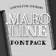 Maroline Fontpack, Fonts | GraphicRiver